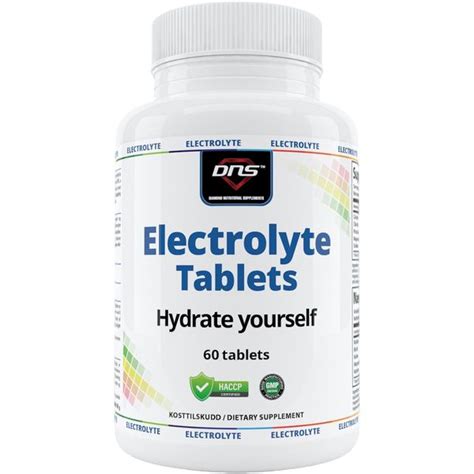Dns Electrolyte Tablets Hydrate Yourself Kost1 Kosttilskudd As