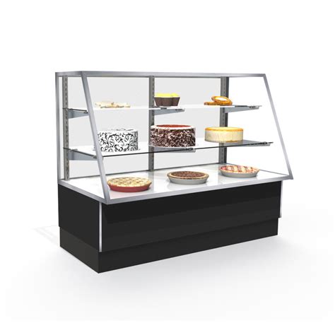 60 X 20 X 72 Retail Glass Display Case Hardboard