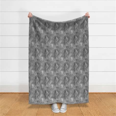 Codex Runicus Greys Fabric Spoonflower