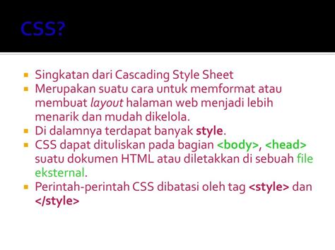 css cascading style sheet ppt download