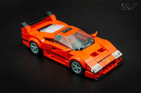 Lego Moc Ferrari F40 Lm By Nv Carmocs Rebrickable Build With Lego