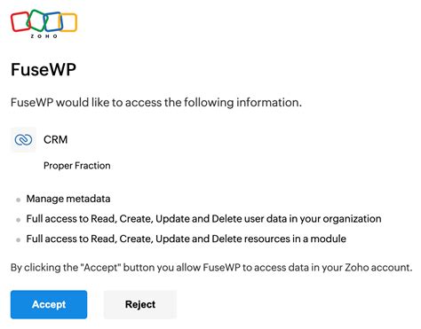 How To Connect WordPress To Zoho CRM FuseWP