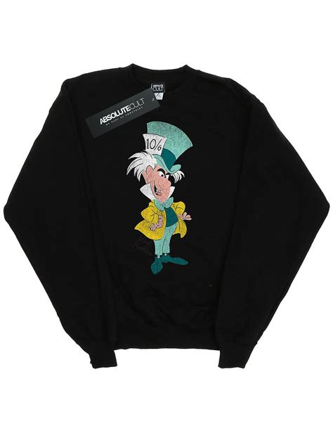 בנות דיסני אליס בארץ הפלאות קלאסי משוגע האטר הסווטשרט Fruugo Il