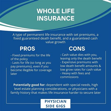Types Of Permanent Life Insurance Including Whole Universal And