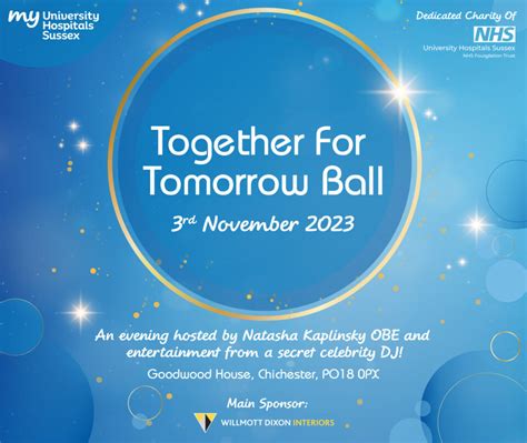 My University Hospitals Sussex Announces Inaugural Together For