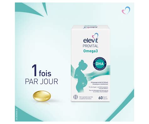 Elevit® Provital Omega3 Dha Complément Alimentaire