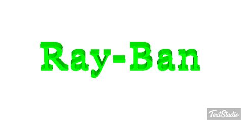 Ray Ban Brand Animated  Logo Designs
