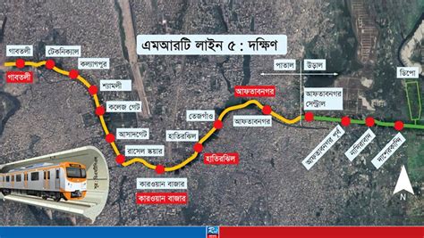 প্রায় ৭ হাজার কোটি টাকা কমলো এমআরটি ৫ প্রকল্পের ব্যয়