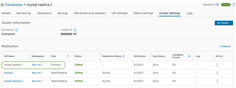 Configuring Ha For Mysql In Vmware Data Services Manager V132