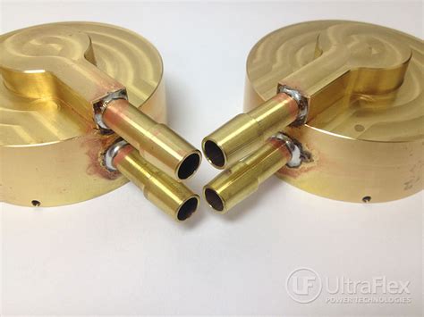 Induction Soldering Of Brass Tubes To Brass Assembly Ultraflex Power
