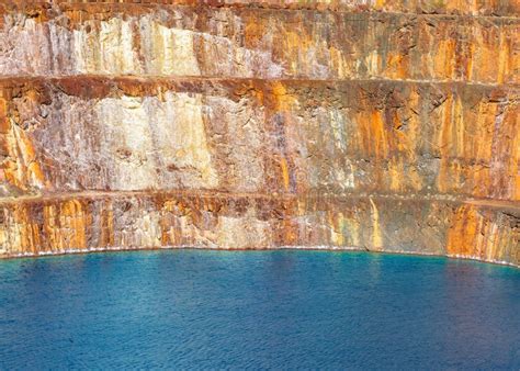 An Abandoned Open Cast Uranium Mine Stock Image Image Of Uranium