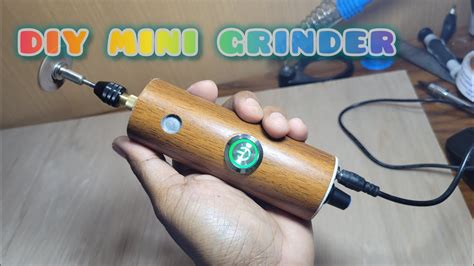 Diy Mini Grinder 12v With Speed Control Youtube