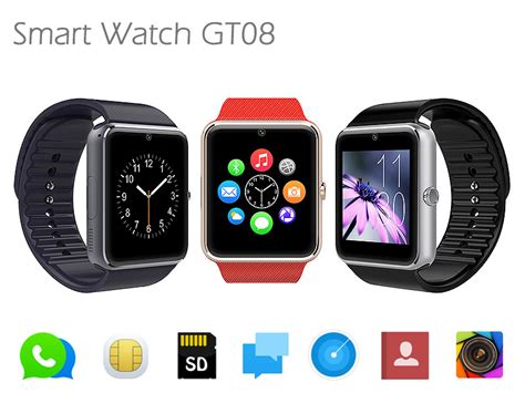 Smartwatch GT08 y DAM Smartwatch, top ventas baratos