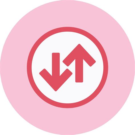 Up Down Arrow Vector Icon 16520550 Vector Art At Vecteezy