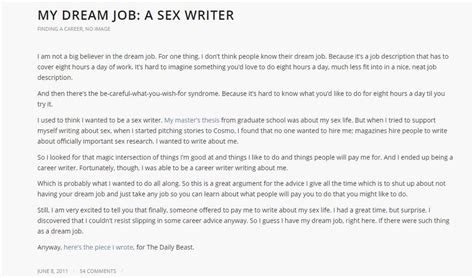 How To Become A Porn Writer Adult Blog