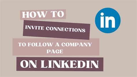 Stop Wasting Time! Invite Connections to Your LinkedIn Page - YouTube