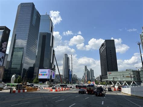 국제교류복합센터 조성사업 공사 중인 코엑스 주변 이 오마이포토