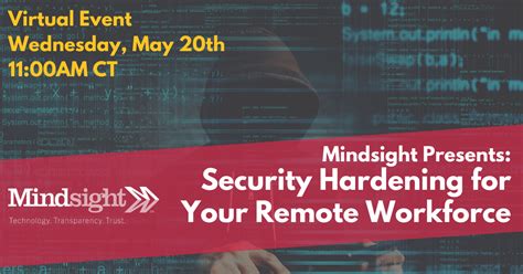 Virtual Event Security Hardening For Your Remote Workforce