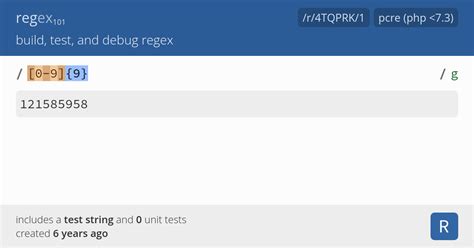 Regex101 Build Test And Debug Regex