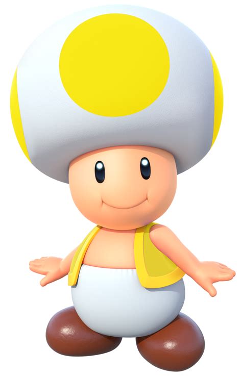Super Mario Wolley The Yellow Toad 3d By Joshuat1306 On Deviantart
