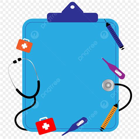 Virus Border Clipart Png Images Virus Medical Frame Border With