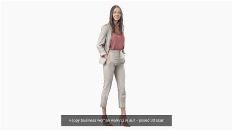 Business Woman In Suit 3d Model Collection Cgtrader