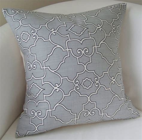 Anchoring Gray Pillow For Couch Grey Decorative Pillow Grey Pillows Pillows