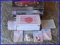 1 25 Emergency Squad 51 Resin Conversion Model Fire Paramedic Truck