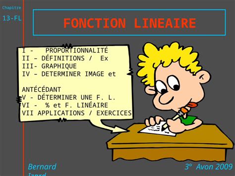 Ppt Fonction Lineaire 3° Avon 2009bernard Izard Chapitre 13 Fl I ProportionnalitÉ Ii