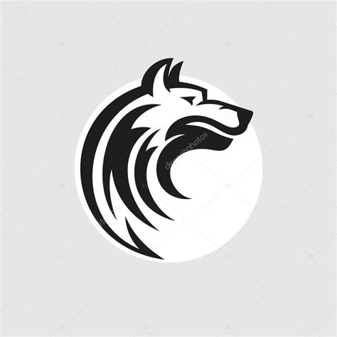 Wolf Head Vector Illustration — Stock Vector © Epifantsev 86833210