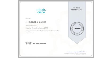 Himanshu Gupta On Linkedin Completion Certificate For Security