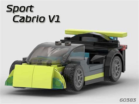 Lego Moc 60383 Electric Sport Cabrio V1 With Charge Station By Dlegooo