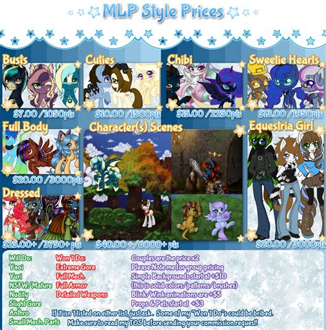 Mlp Style Comm Sheet By Dare2dreammedia On Deviantart