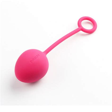 Svakom Nova Weighted Kegel Exercise Ball Set Plum Red 3 Pack