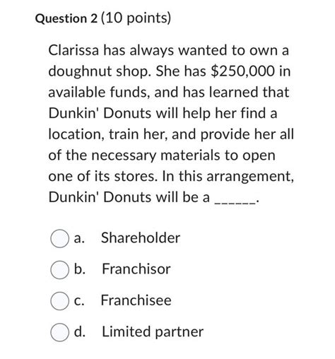 Solved Question 1 10 Points Which Of The Following