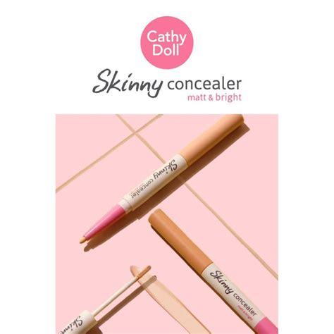 Cathy Doll Skinny Concealer Matt And Bright 1g 2g เคที่ดอลล์ 2in1 คอน