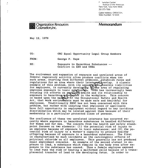 Gender Safety And The Eeoc