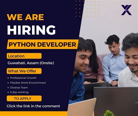 Techvariablehiring Pythondeveloper Pythonjobs Jobinguwahati Python