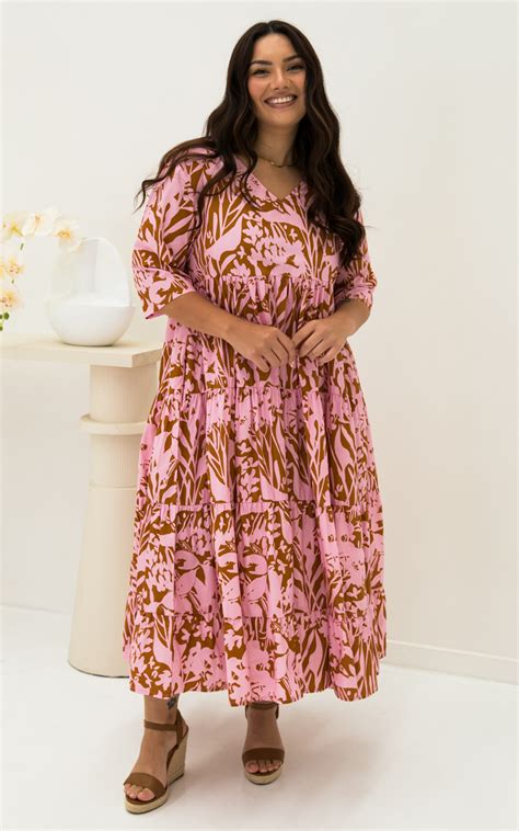 Ruffle Dress Zebrano Designer Clothing Nz