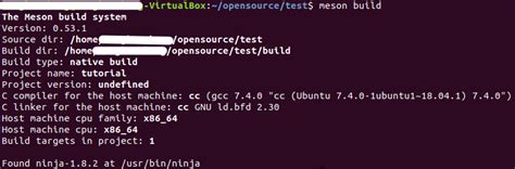 Ubuntu上安装meson And 如何使用meson编译c代码 寻行者 博客园