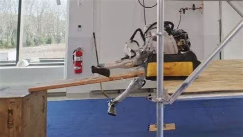 Watch Atlas The Humanoid Robot Repeatedly Fail While Filming Its