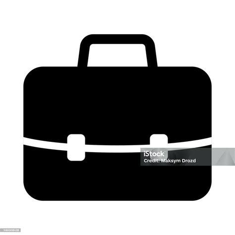 Icône De Portedocuments Icône De Sac Daffaires Valise Symbole Du