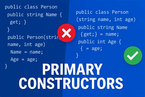 C 12 Primary Constructors Cleaner Classes In One Line