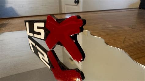 Custom Lsx Emblem 3d Printed Epoxy Resin Badge Etsy