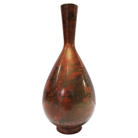 Japanese Brass Ikebana Vase Early 20th Century For Sale At 1stdibs