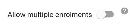 Enrol To Same Program Multiple Times