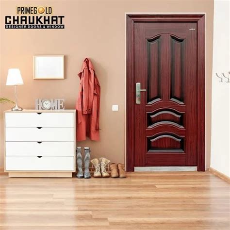 Powder Coated Mild Steel Swing Door For Home Thickness 70 Mm At Rs