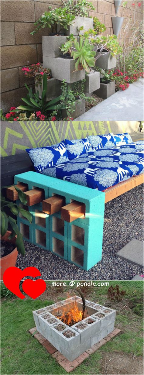 20 Genius Ways To Use Cinder Blocks To Transform Your Home Garden Pondic