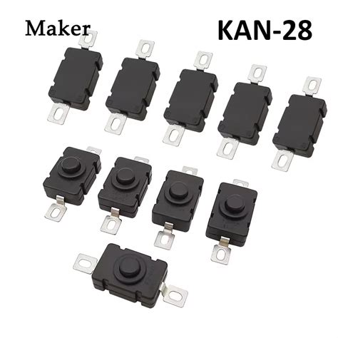 2010 Pieces Kan 28 Flashlight Switch Self Locking Smd Push Button
