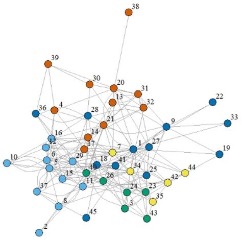 Community Partition Of The Advice Network Using On The Louvain Method